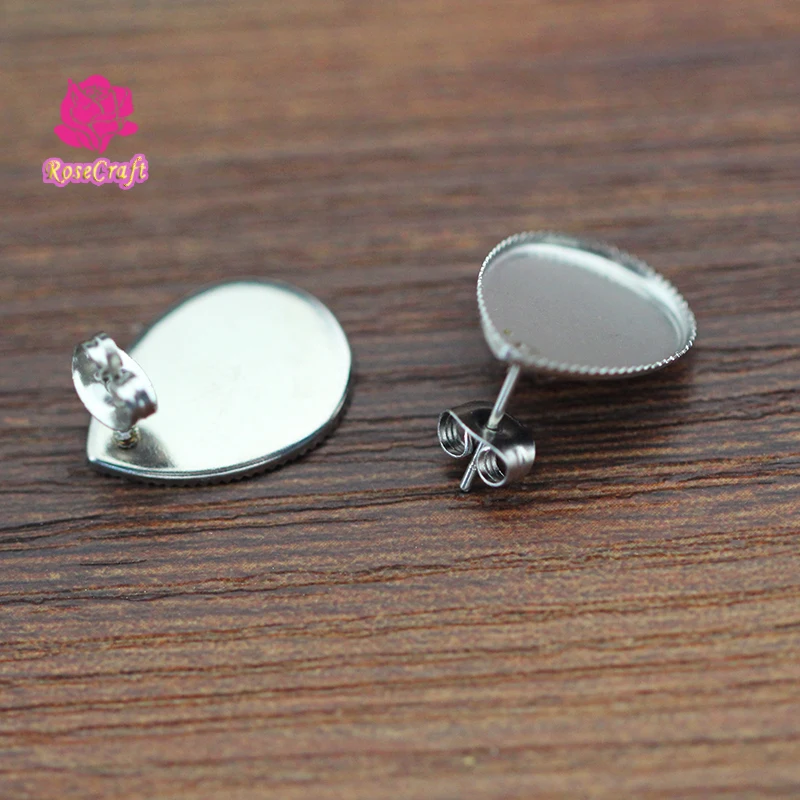 50pcs-Stainless-Steel-Stud-Earring-Base-Setting-Teardrop-Blank-Fit ...
