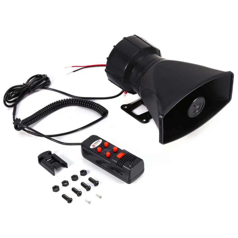 5 Sound Tone Loud Horn Siren Police Firemen Ambulance Warning Alarm ...