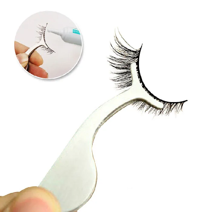 Multifunctional Eyelashes False Stainless Tweezers Clip Fake Eye Lashes ...