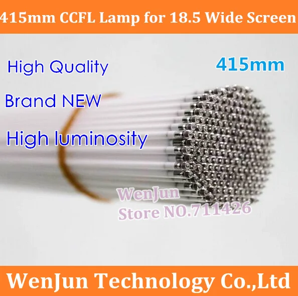 High Quality 415MM*2.4MM CCFL tube Cold cathode fluorescent lamps for 18.5" widescreen LCD ...