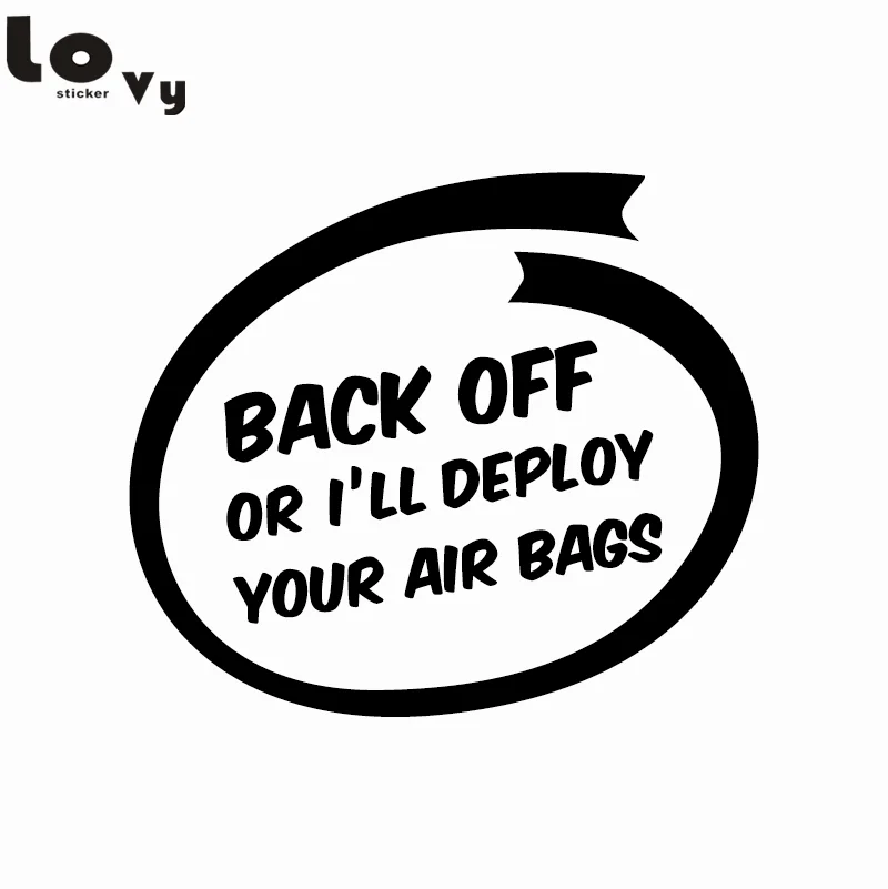 BACK-OFF-Vinyl-Car-Sticker-Sign-Funny-Warning-Decal-For-Car-Bumper-Or ...