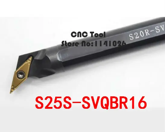 S25R-SVQBR16 ,117.5 degrees internal turning tool , Lathe Tool boring bar, CNC Turning Tool ...