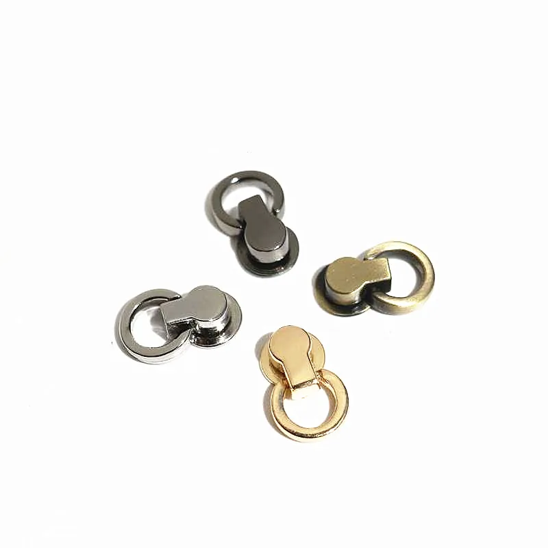 10Pcs Four color copper pull ring rivet with pull ring garment rivet ...