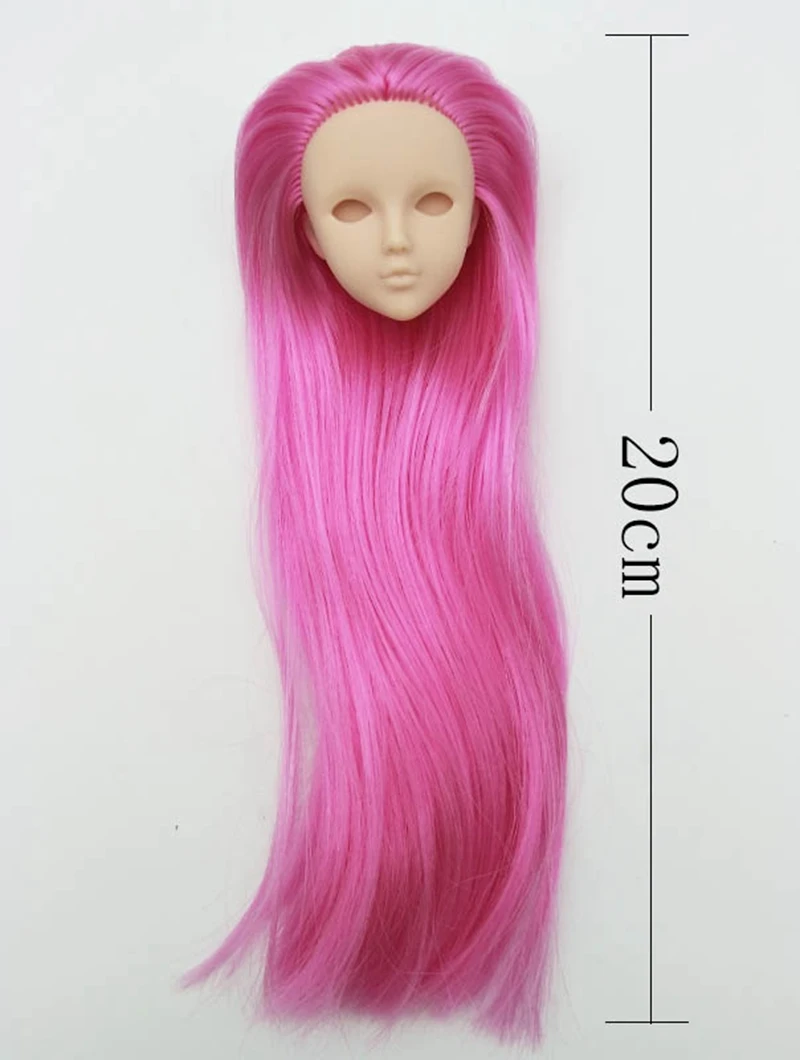 DIY Soft Practice Makeup Doll Head For 1/6 BJD Doll Head Without Make ...