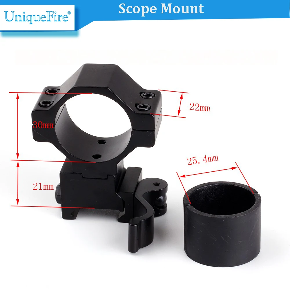 Aliexpress.com : Buy UniqueFire 30mm Quick Detach Picatinny Scope Rings ...