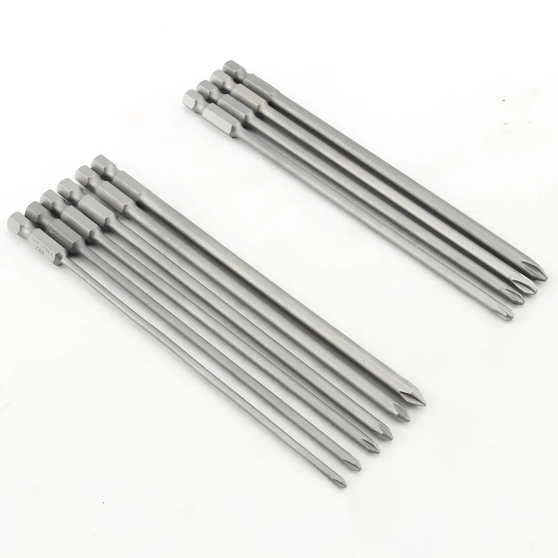 150mm Length 10Pcs Longer Phillips electric screwdriver bit magnetic ...