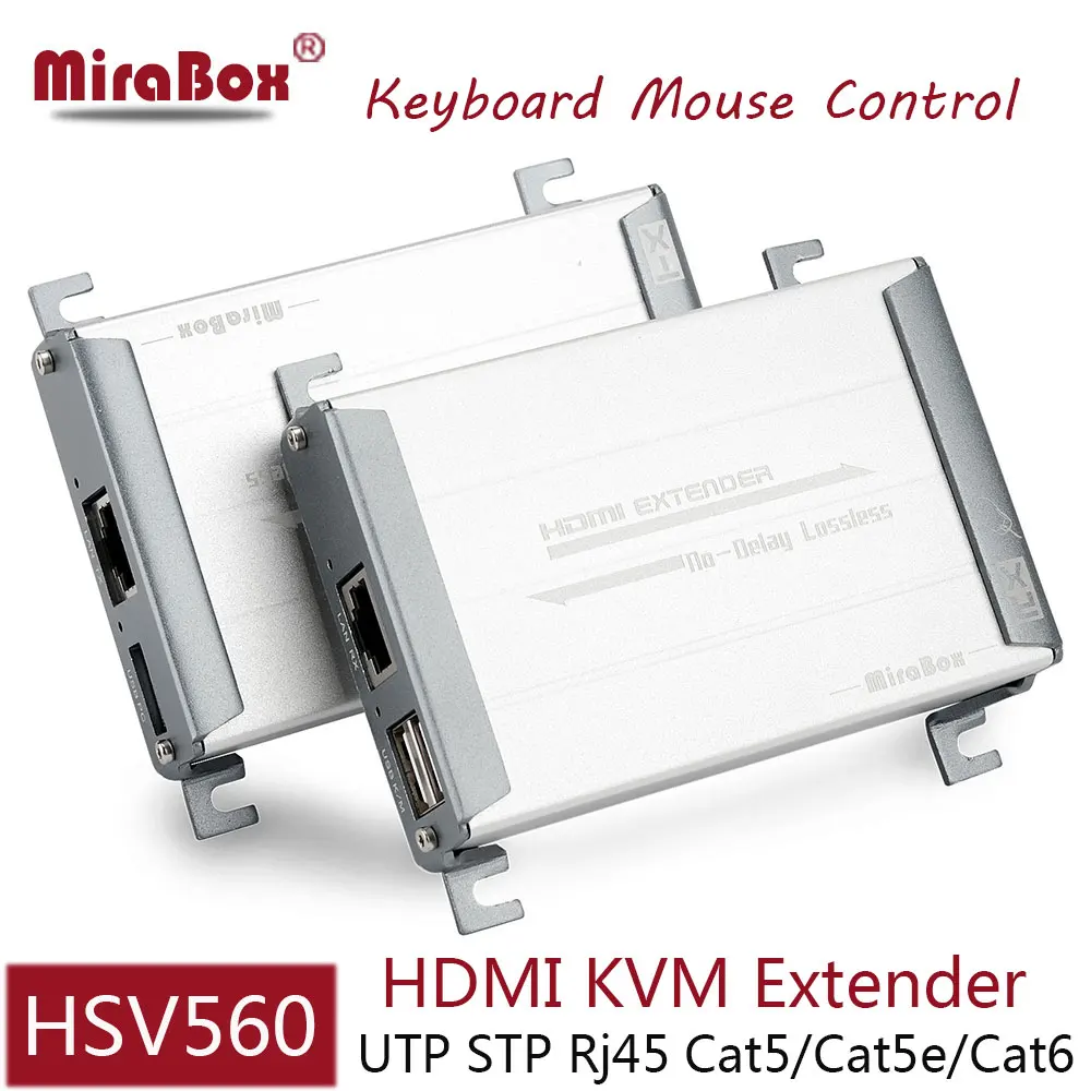 Hsv560 Hdmi Usb Extender With Keyboard Mouse Control 80m Hdmi Kvm ...
