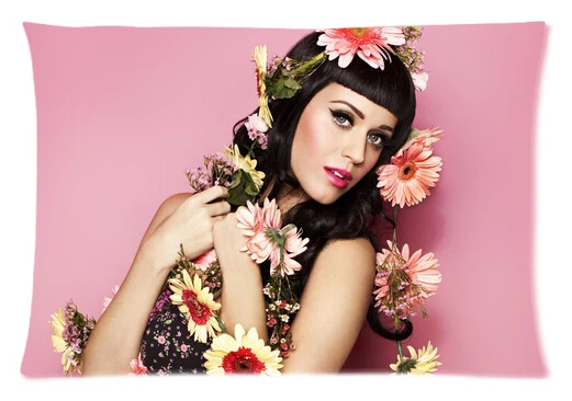 Rectangle Zippered Classic Fashion Custom Katy Perry Pillow Cover Two ...