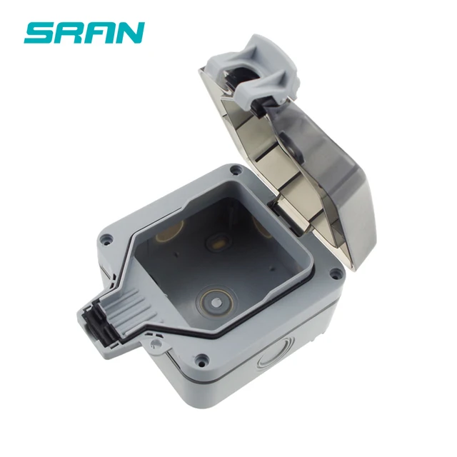 Sran Ip66 Időjárásálló Vízálló Kültéri Doboz Fali Aljzat 16A Eu Kimenet ...