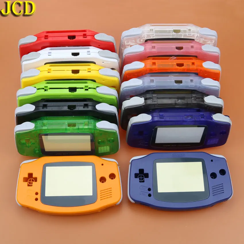 JCD-Plastic-Housing-Shell-Case-Cover-For-GBA-Console-Shell-W-Button-Kit ...