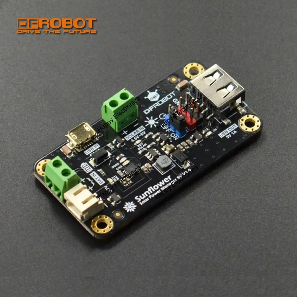 DFRobot Sunflower small power high-efficiency Solar controllable ...