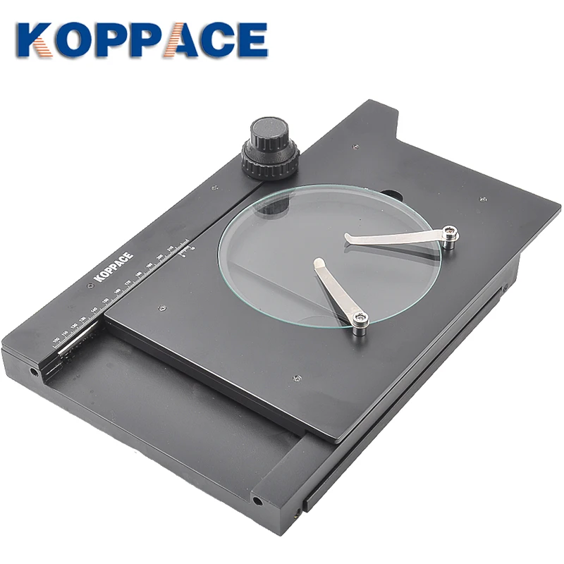 Koppace Microscope Stage Moving Range 100mm Microscope Working Stage Xy ...