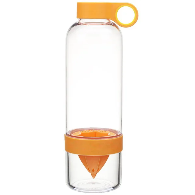 800ml CreativePlastic Lemon Water Bottle Fresh Lemon Squeezer Drink ...