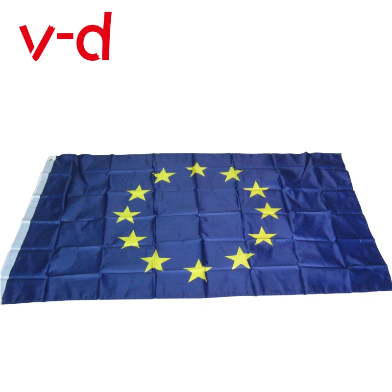 Xvggdg Bandera europea de la Unión Europea, 3x5 FTs, 90x150cm, superpoliéster|eu flag|flags free ...