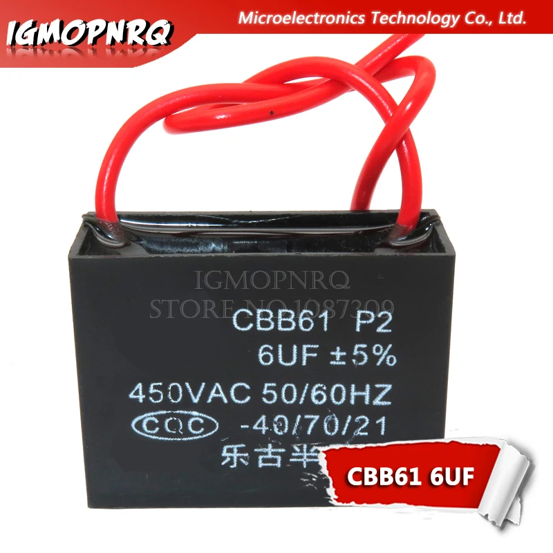 2pcs-CBB61-6uf-starting-capacitance-AC-Fan-Capacitor-igmopnrq-450V-CBB ...