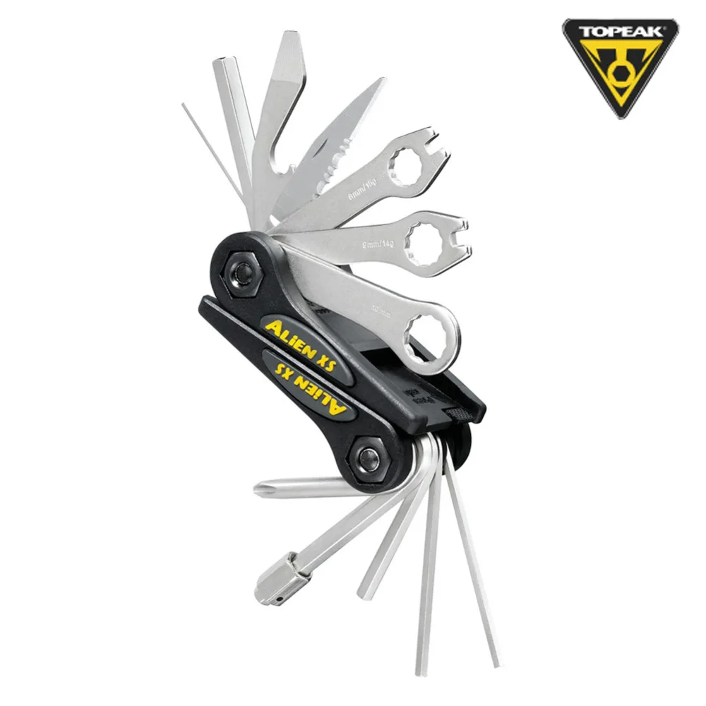 TOPEAK ALiEN XS Tool 20 Function Includes Self tightening Tools Open ...