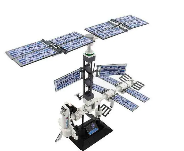 Explore Outer space Series International space station 3D Model Building Blocks Sets Toys for ...