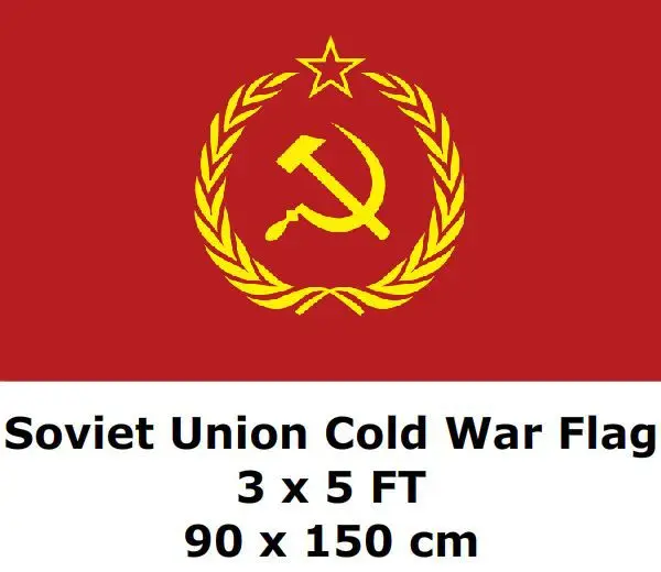 Soviet Union Flag During Cold War