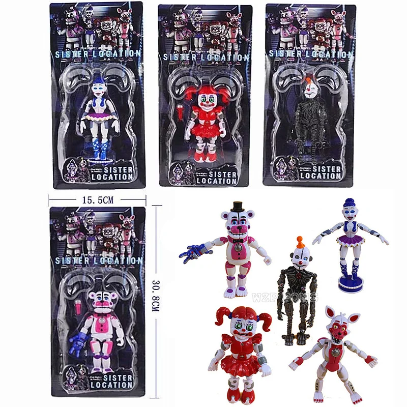 Midnight-Toy-Bear-Figure-Funtime-Foxy-Sister-Location-Horror-Lightening ...