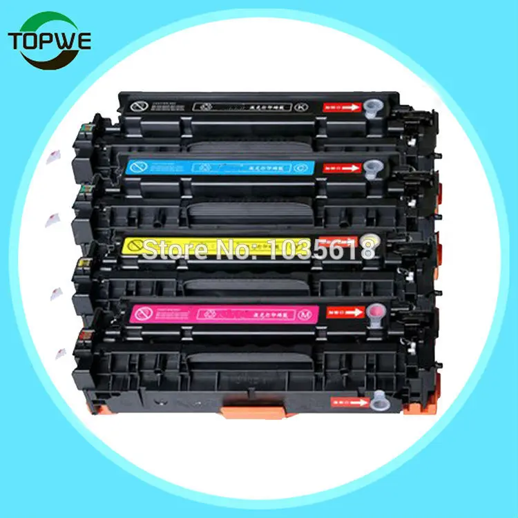 CRG318 CRG418 1 set 4 color Toner Cartridge CRG 318 CRG 418 compatible ...