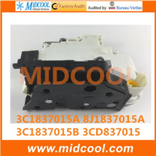 FOR VW FRONT LEFT DOOR LOCK LATCH 3C1837015A 8J1837015A 3C1837015B ...