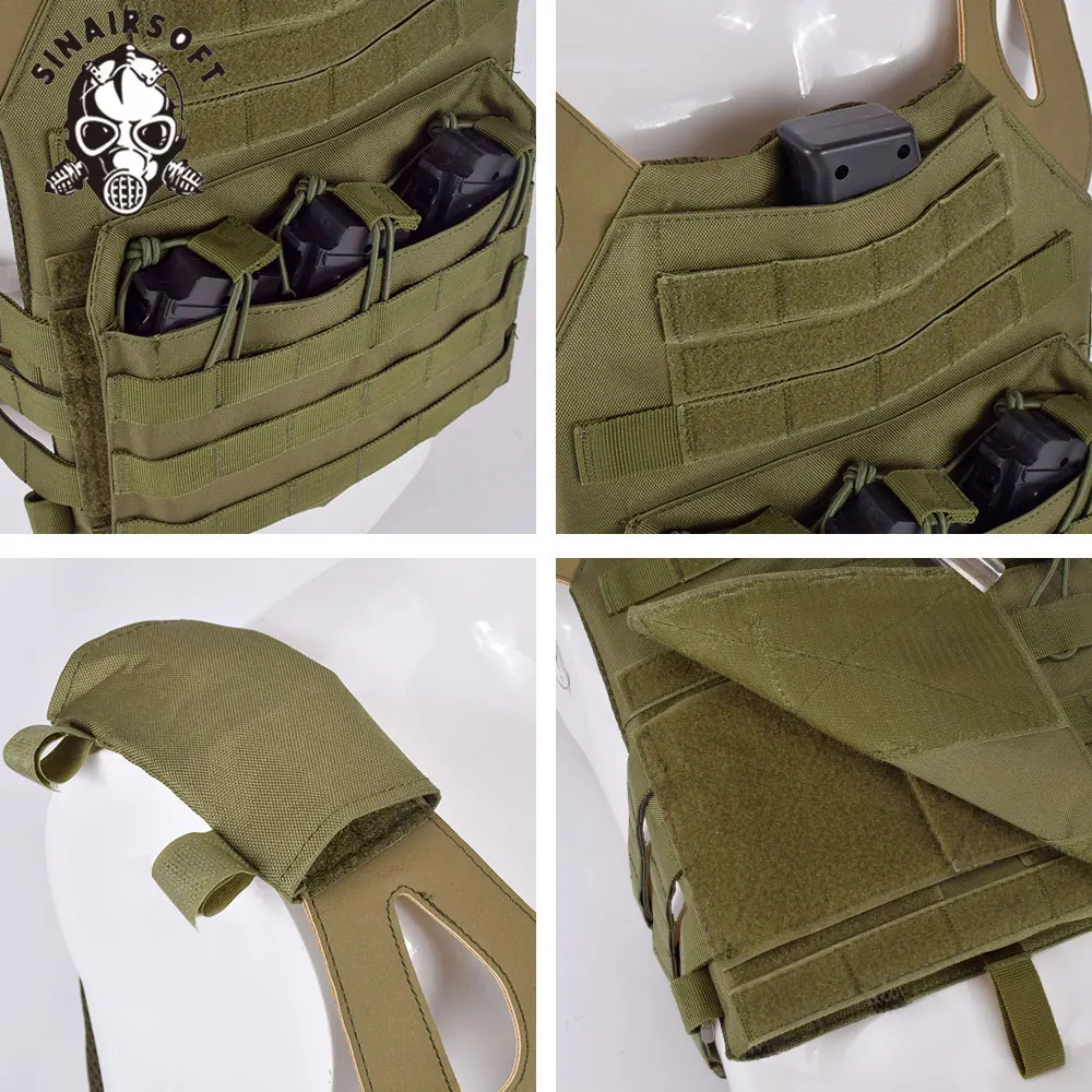 Tactical JPC Vest Body Armor Plate Carrier Molle Military Army Vest ...