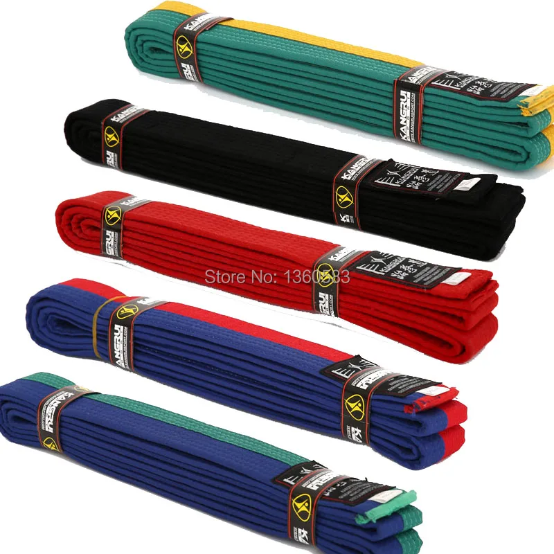 High quality Taekwondo Belts Standard Taekwondo road with divisa level ...