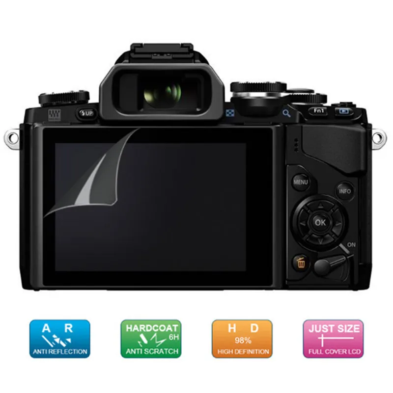 Nano coating Screen Protector w/ Top LCD Protection Film for Canon EOS ...