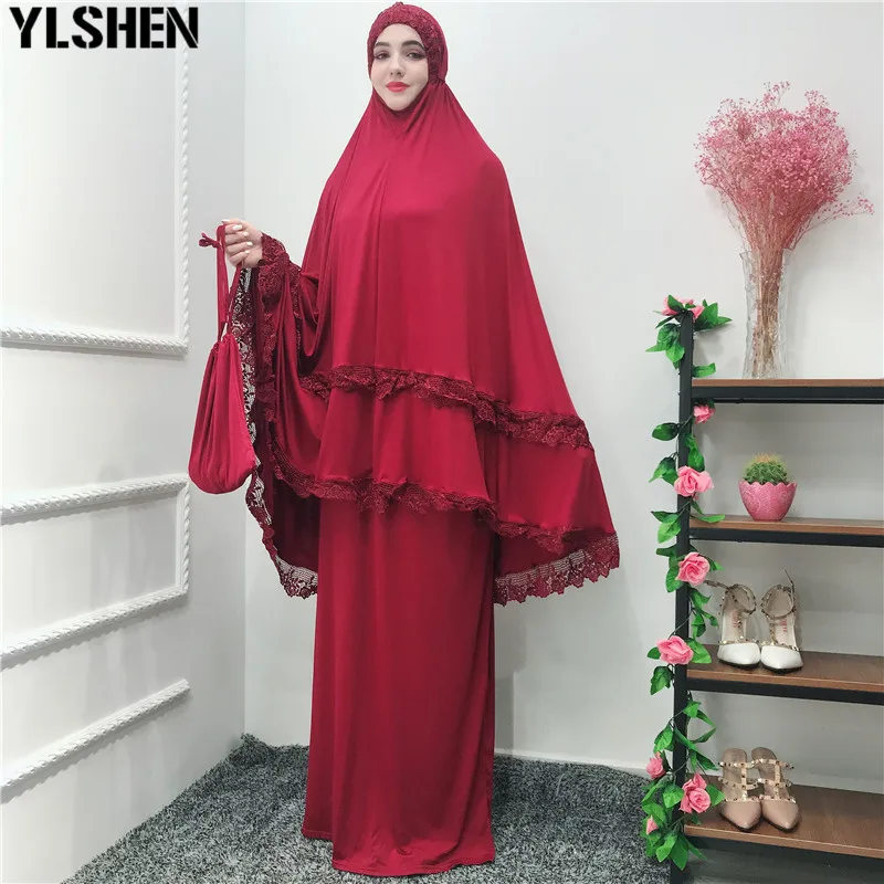 Ramadan Abaya Dubai Muslim Dress Turkey Islam Hijab Set Kaftan Abayas For Women Jilbab Caftan ...