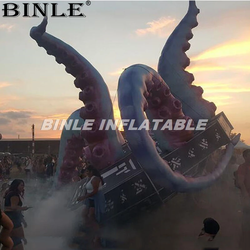10ft/13ft/16ft full printing color giant Inflatable Octopus tentacles ...