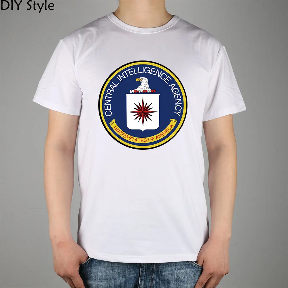 CIA agent T shirt Top Lycra Cotton Men T shirt New Design-in T-Shirts ...