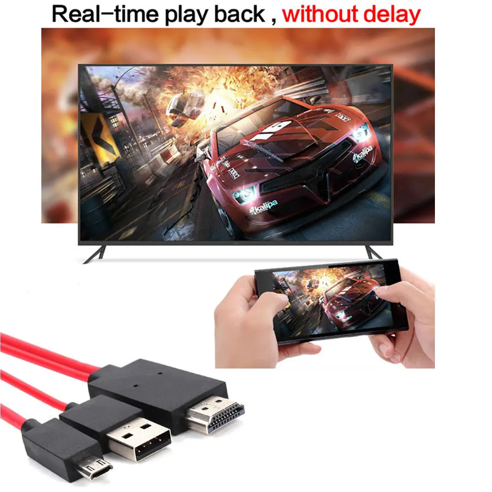 1080P Micro MHL to HDMI USB Cable Adapter For Partial Android Phone ...