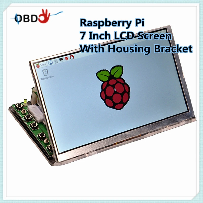 2018 Newest Raspberry Pi 7 Inch LCD Screen HDMI HD 1024 * 600 Display ...