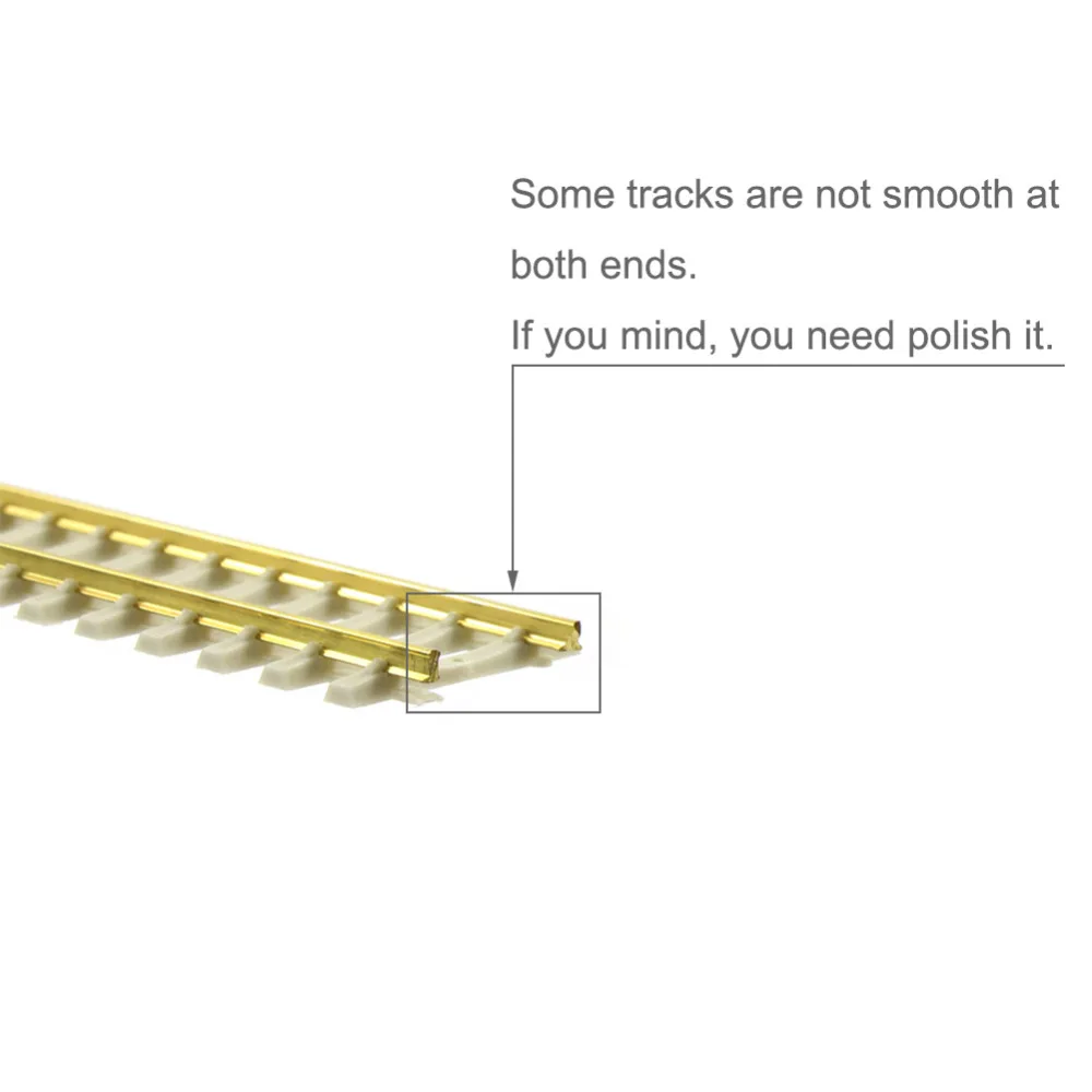 HP17HO 1pc 1:87 Model Train Railroad Tracks Streamline Flexible Track ...