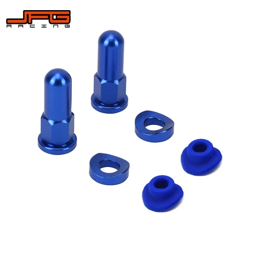 1 Pair CNC Rim Lock Nuts and Curved Washers for Motocross Bike KTM KLX ...