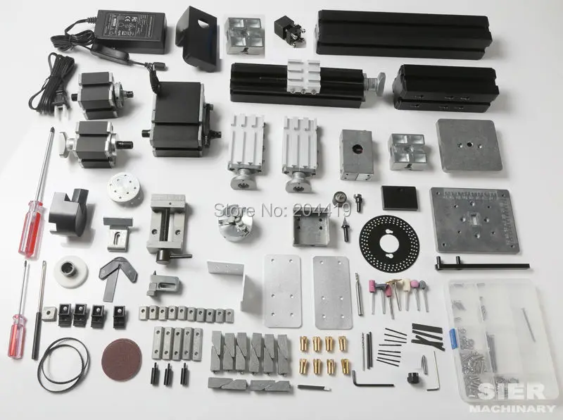 TZ8000M/TZ8000MP 60W Metal 8 in 1 Mini lathe/60W,12000rpm Mini 8in1 ...