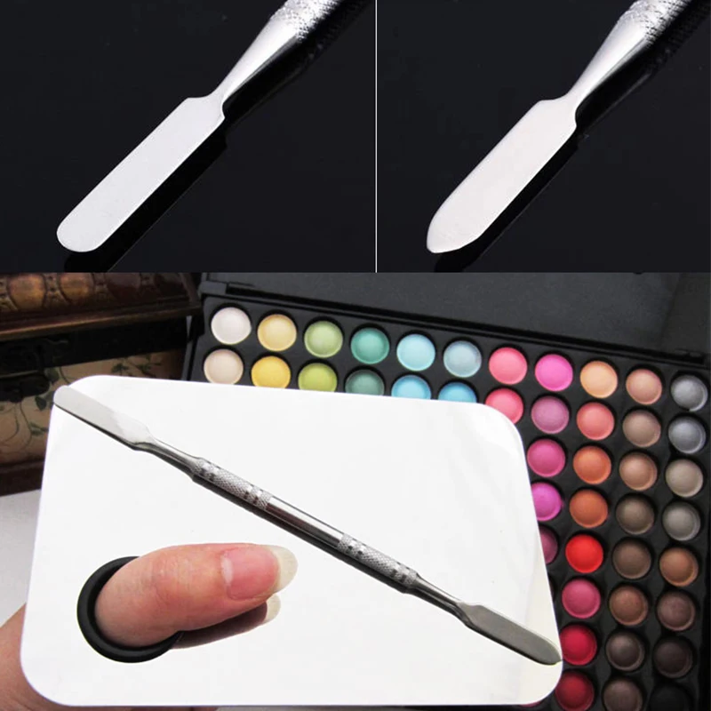 Professional Stainless Steel Hands Free Cosmetic Makeup Mixing Palette