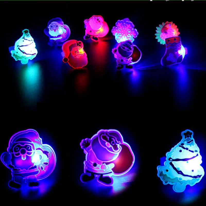 50 unids Lindo Anillos de Los Niños de Dibujos Animados de Santa Claus ...