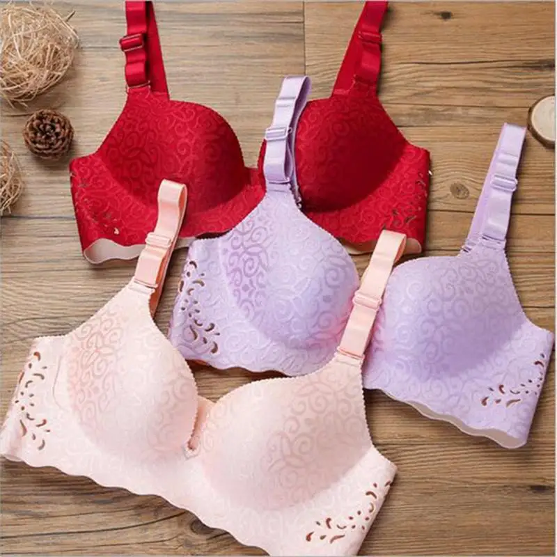 Fashion Breathable Top Bras Sexy Bras Seamless Wire Free Bralette ...