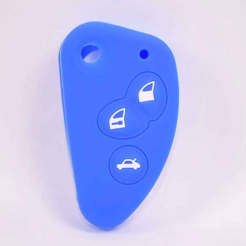 10Pcs Silicone Car Remote Key FOB Cover Case Shell Bag For Alfa Romeo ...
