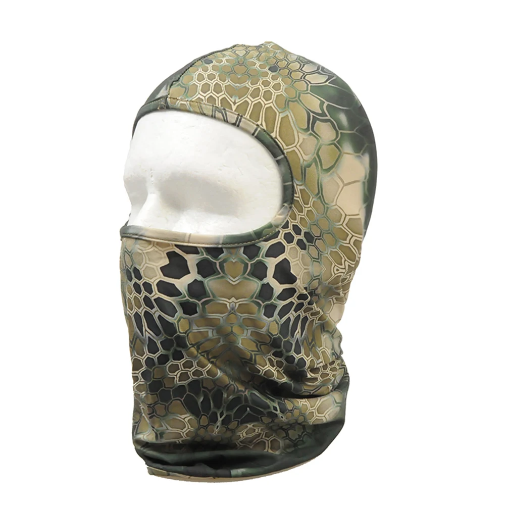 Camouflage Quick drying Hood Full Face Mask Balaclava Tactical Hunting ...