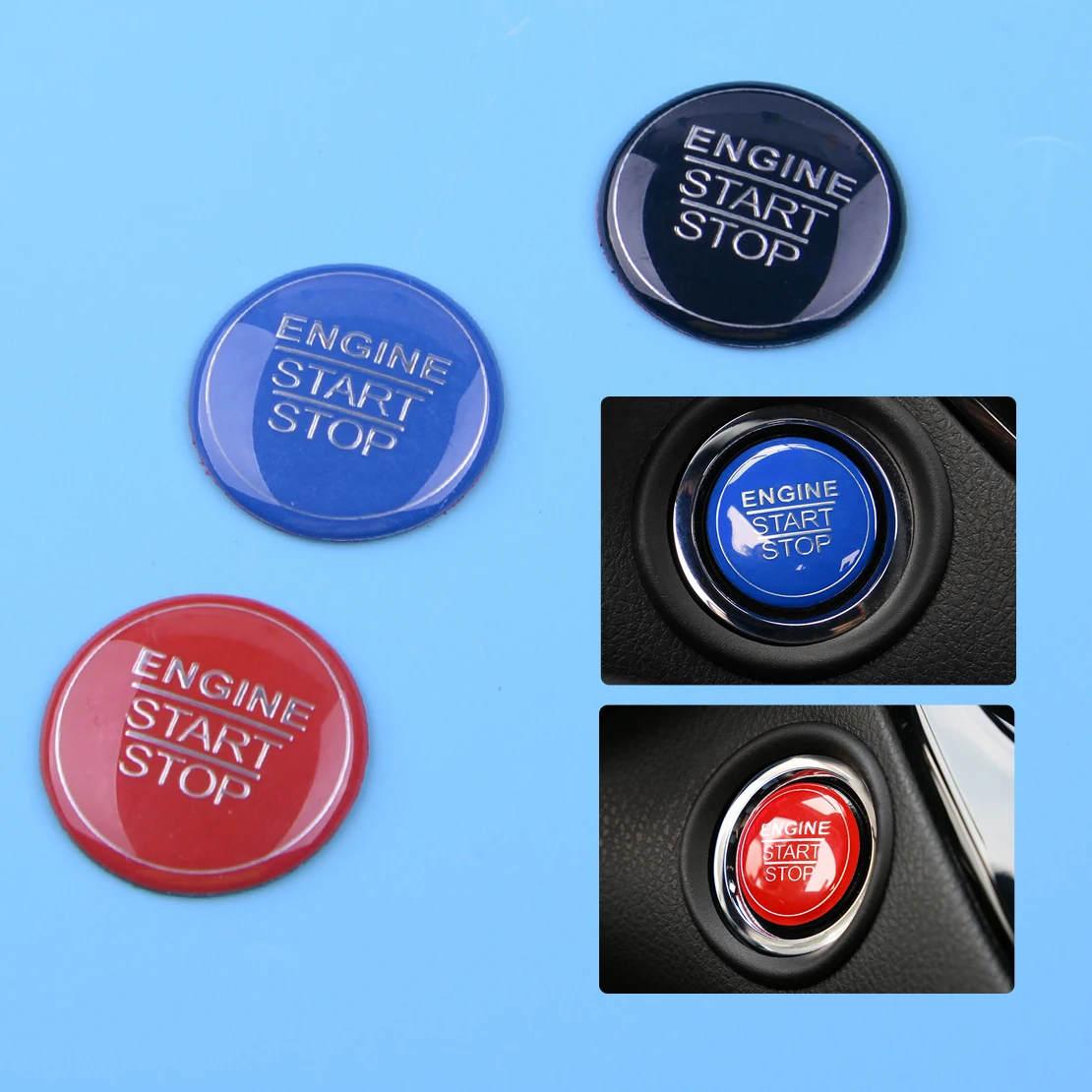 CITALL Car Engine Start Stop Push Button Ignition Switch Decorative ...