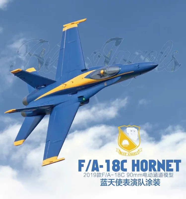 Freewing F/A-18C Hornet Blue Angels 90mm EDF Jet PNP RC, 55% OFF