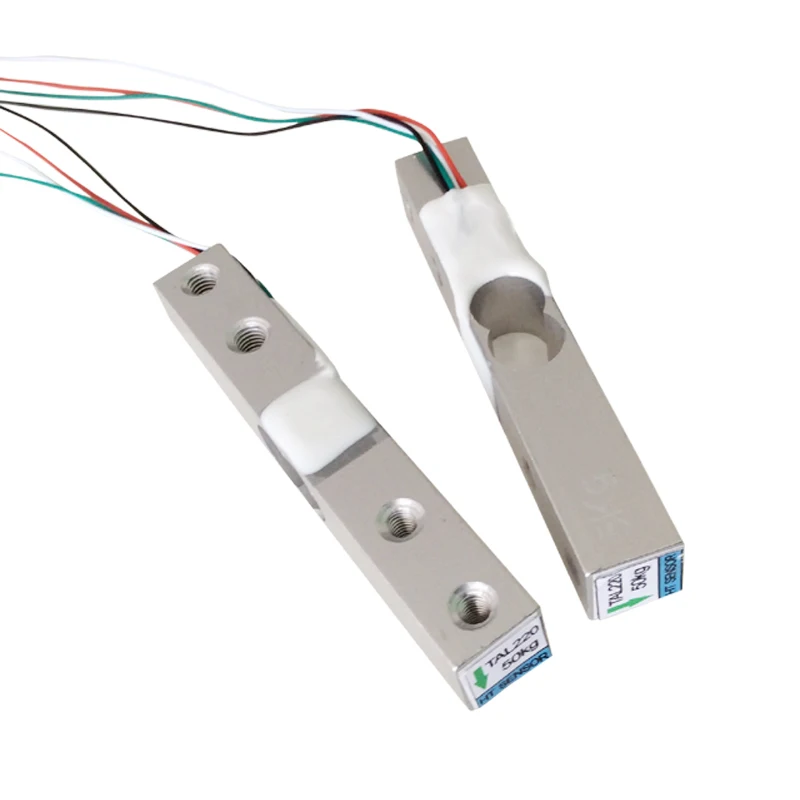 2pcs 10kg aluminium alloy micro single point load cell beam weighing ...
