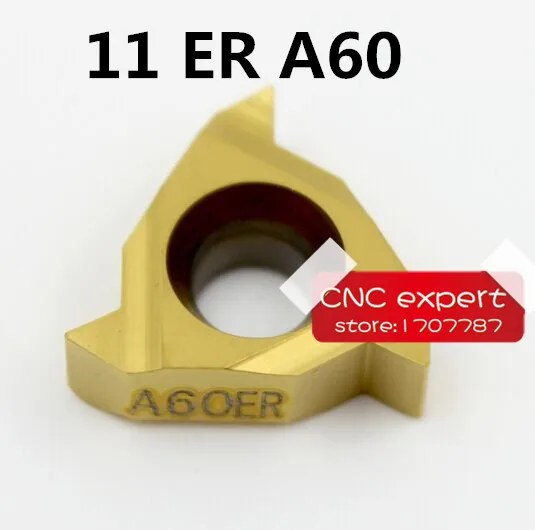 11er A60 Indexable Tungsten Carbide Threading Lathe Inserts For