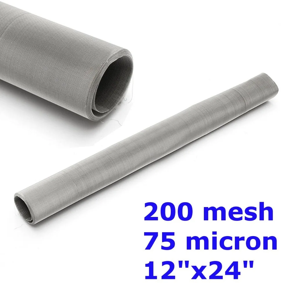 200 Mesh 75 Micron 304 Stainless Steel Screen Dry Ice Pollen Screen 200-mesh-75-micron-304-stainless-steel-screen-dry-ice-pollen-screen