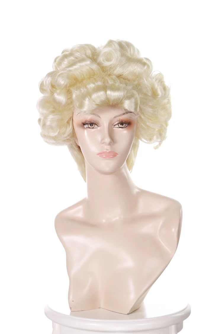 Court Style Wig Unisex Judge Barrister Lawyer Cosplay Wigs Halloween ...
