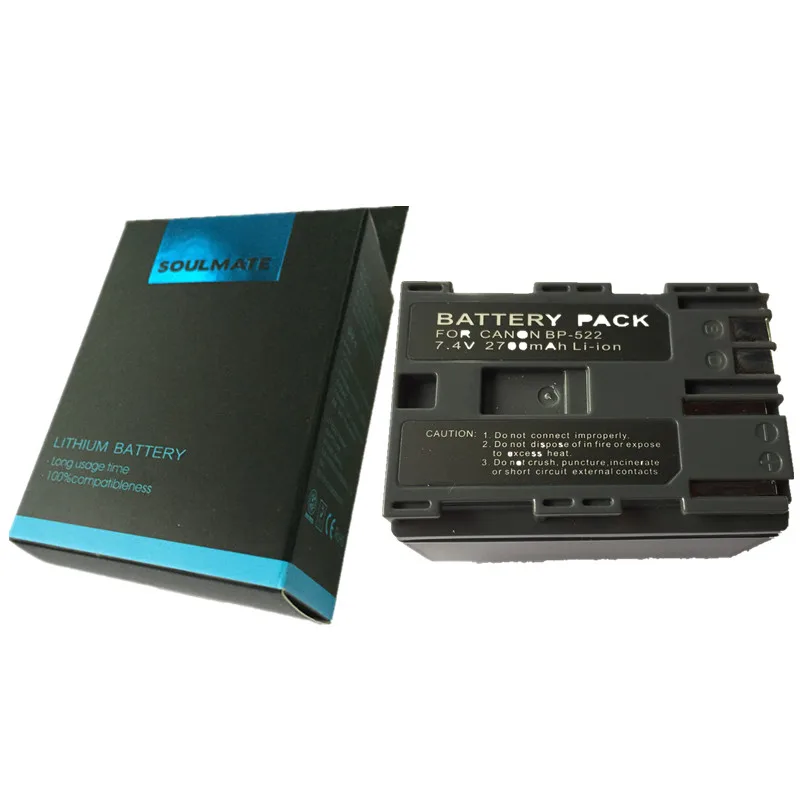 SOULMATL BP522 lithium batteries pack BP 522 Digital Camera Battery BP ...