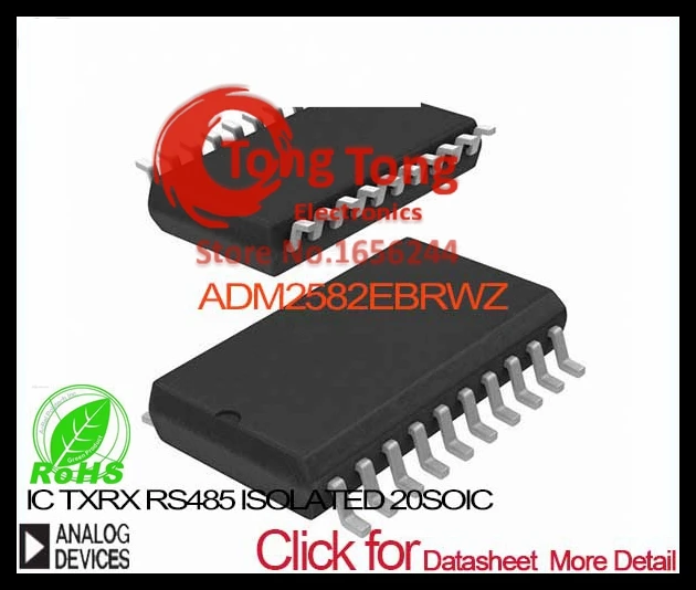 ADM2582EBRWZ IC TXRX RS485 ISOLATED 20SOIC ADM2582EBRWZ 2582 ADM2582 ...