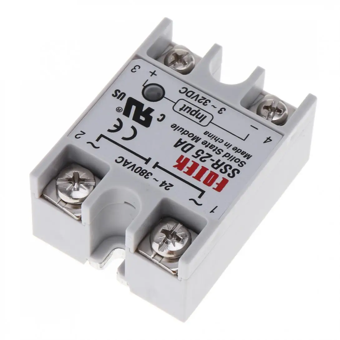 SSR-25DA Module - 3-32V DC Input / 24-380V AC Output 25A For ...